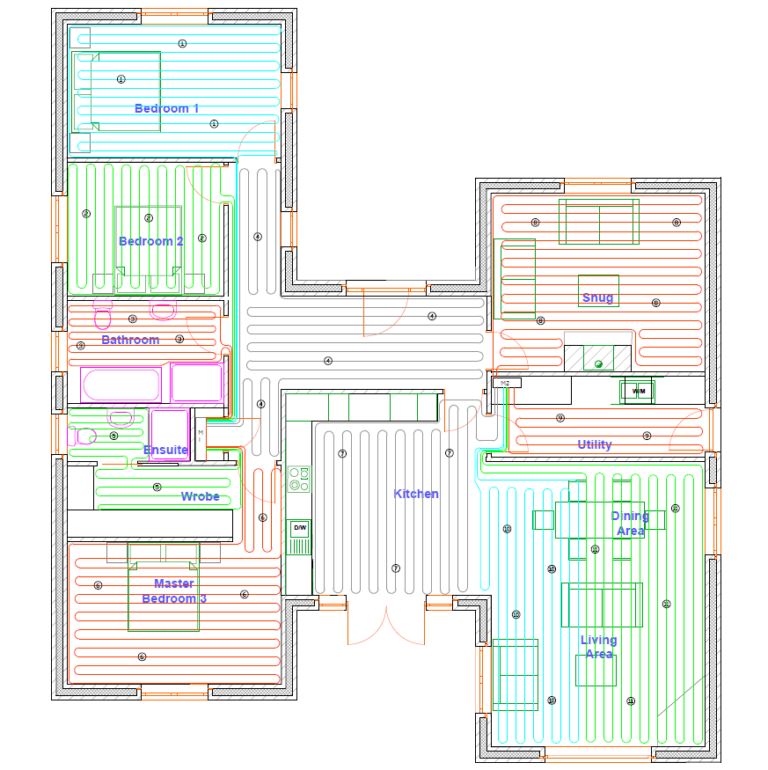 Underfloor & Surface Heating/Cooling | Unipipe Renewables Ireland